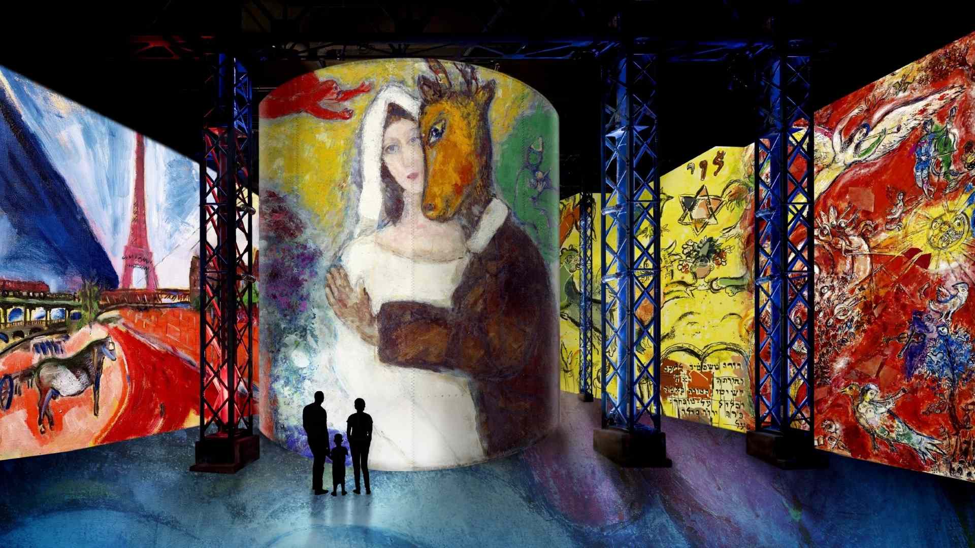 Immersive Marc Chagall Digital Exhibition at Atelier des Lumières - A ...